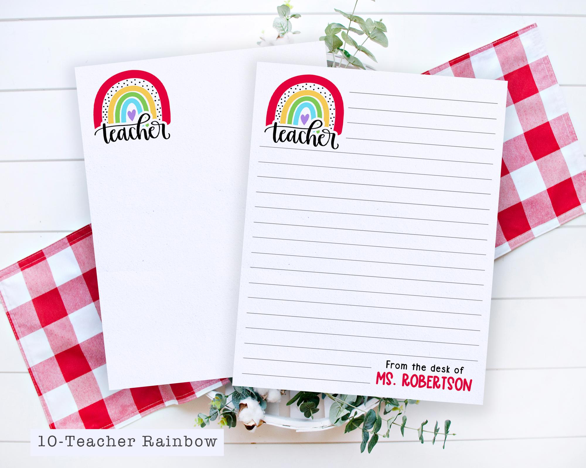 Personalized Teacher Notepad | Back to School Teacher Appreciation Gift | Jane.com